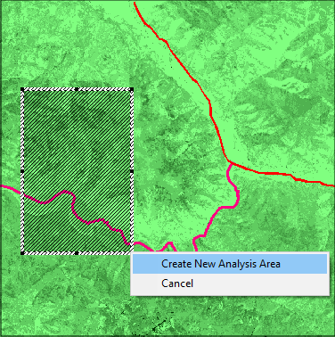 Create New Analysis Area